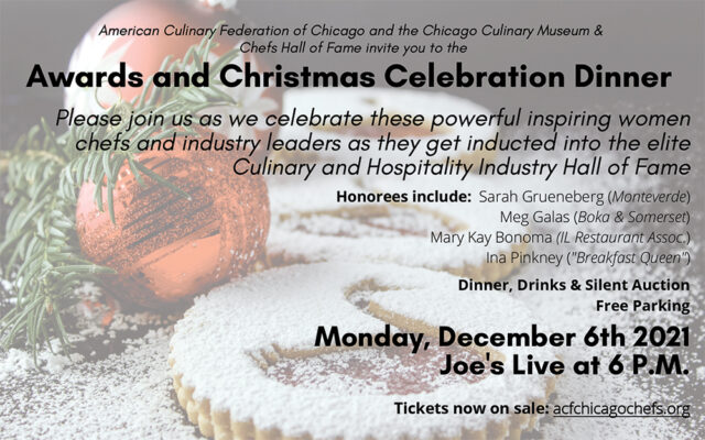 2021 Chefs Hall of Fame Event - Honoring Inspirational Women In The ...